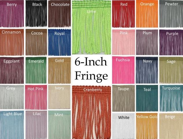 6-inch Chainette Fringe Trim-31 Colors : Buy Cheap & Discount Fashion ...